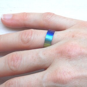 Iridescent Ring, Multicolored Ring, Fairy Ring, Rainbow, Color Shift ...