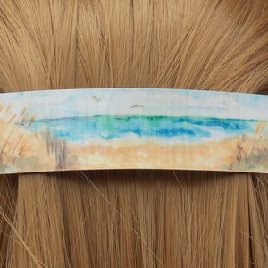 Beach Barrette, French Barrette, Beach Hair Clip, Thick Hair, Thin Hair ...