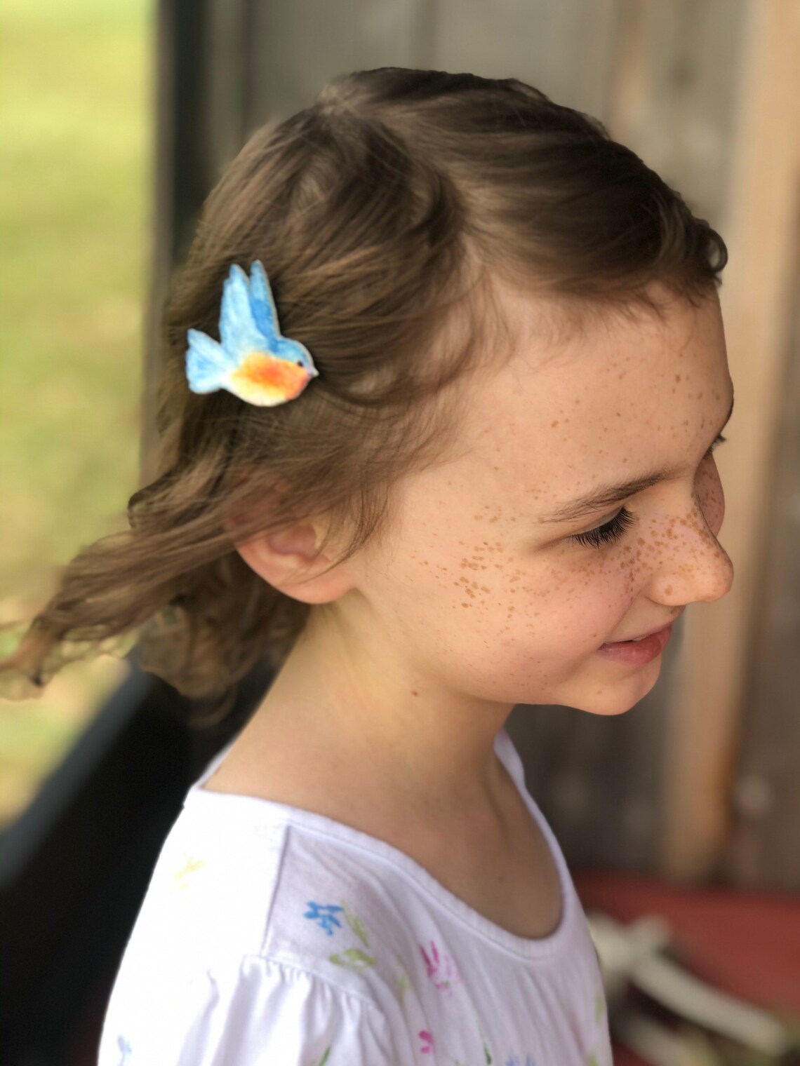 Bluebird Snap Clip Barrette, Bird Hair Clip, for Girls, Toddlers ...