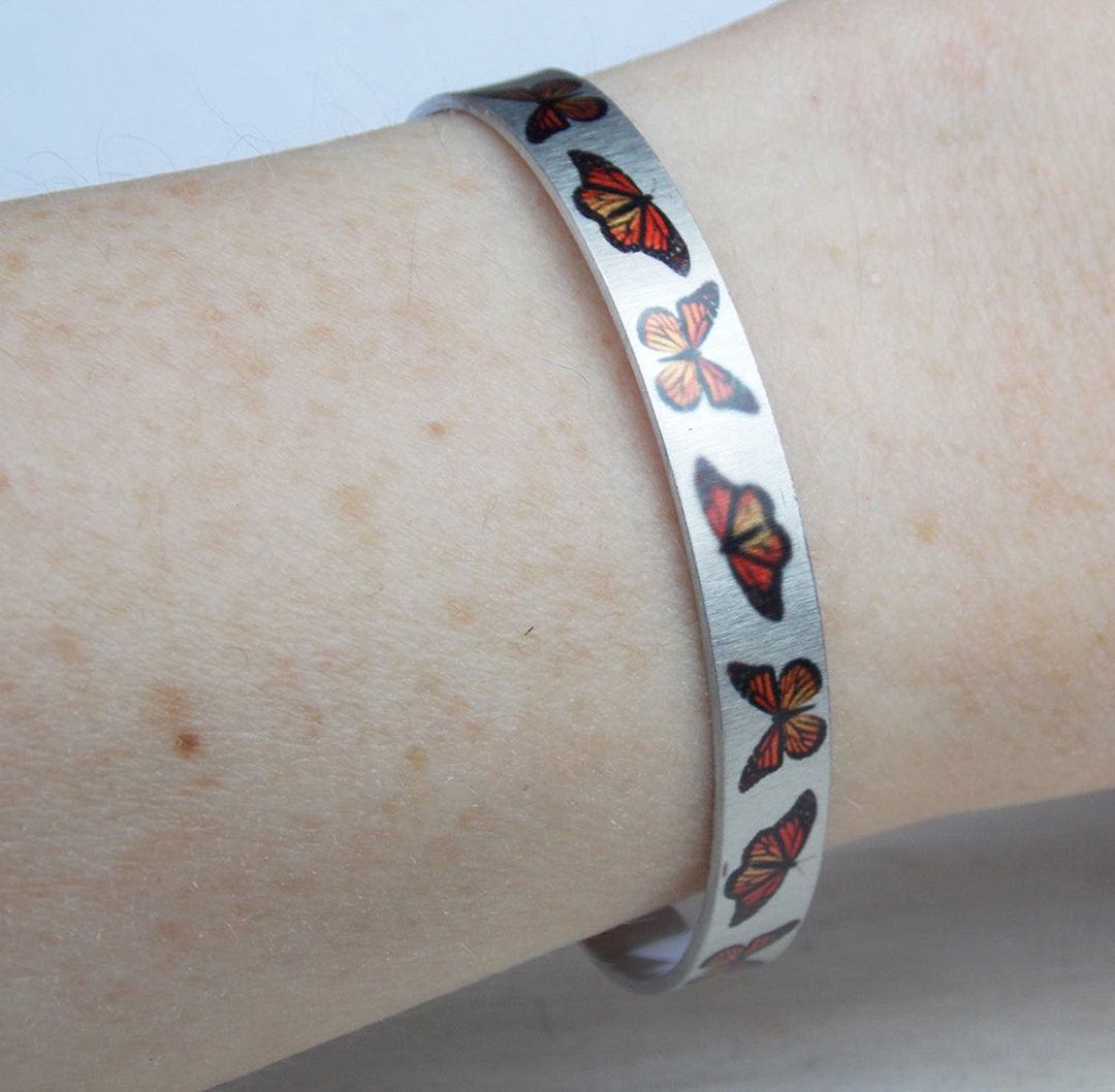 Butterfly Cuff, Monarch Butterfly Bracelet, Butterflies, Silver ...