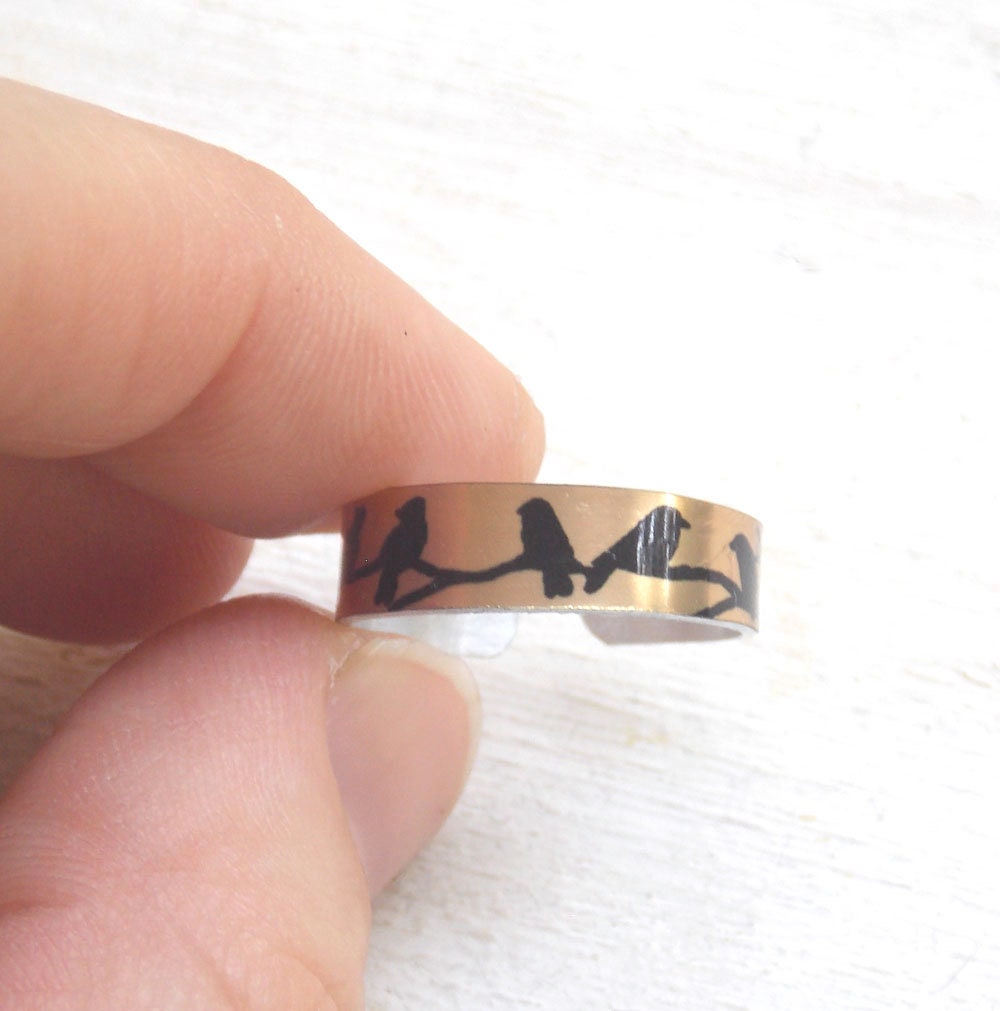Adjustable Silver Bird Ring, Gold Bird Ring, Bird Ring for Women ...