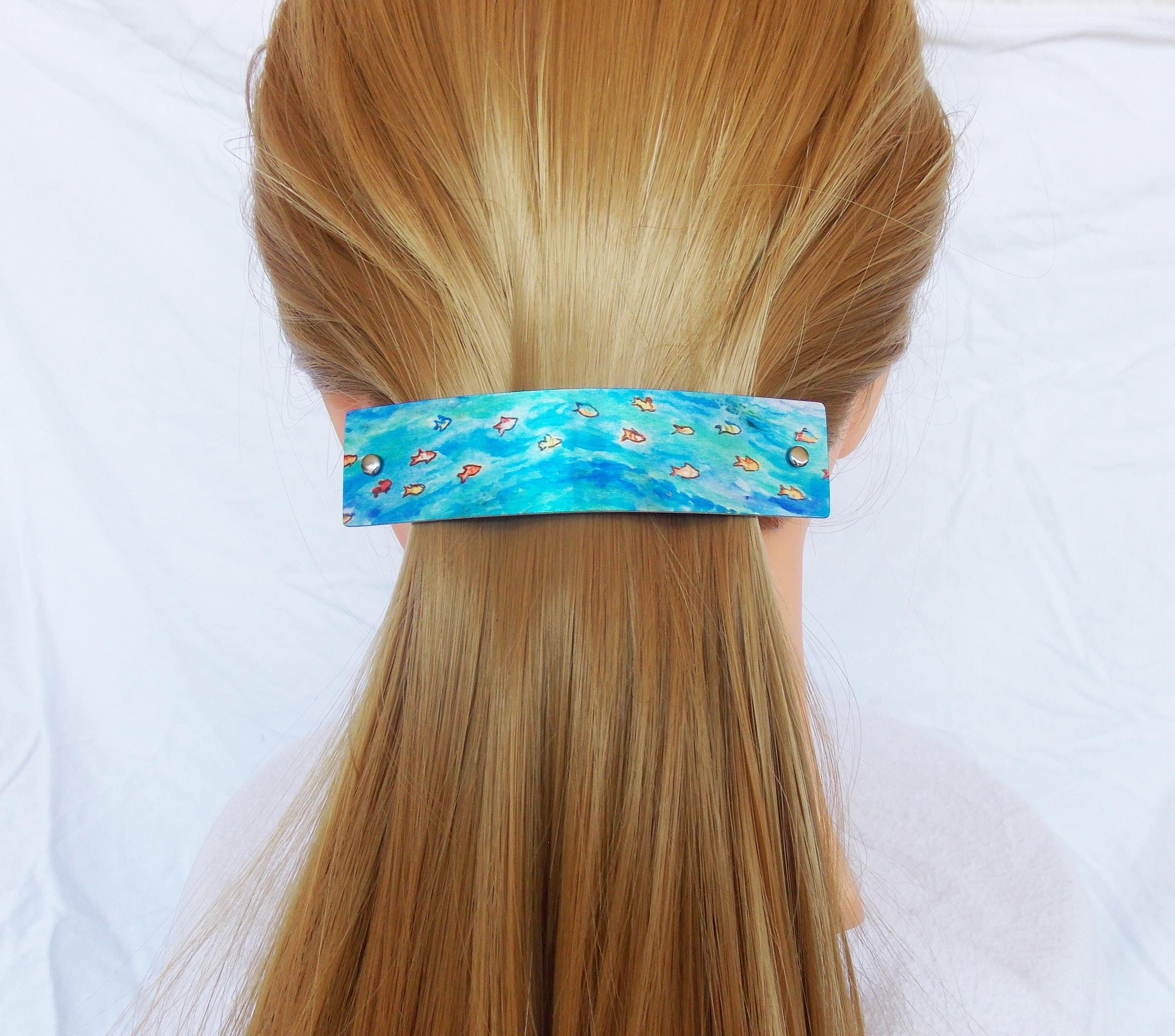 Ocean Barrette Tropical Fish Beach Barrette French | Etsy