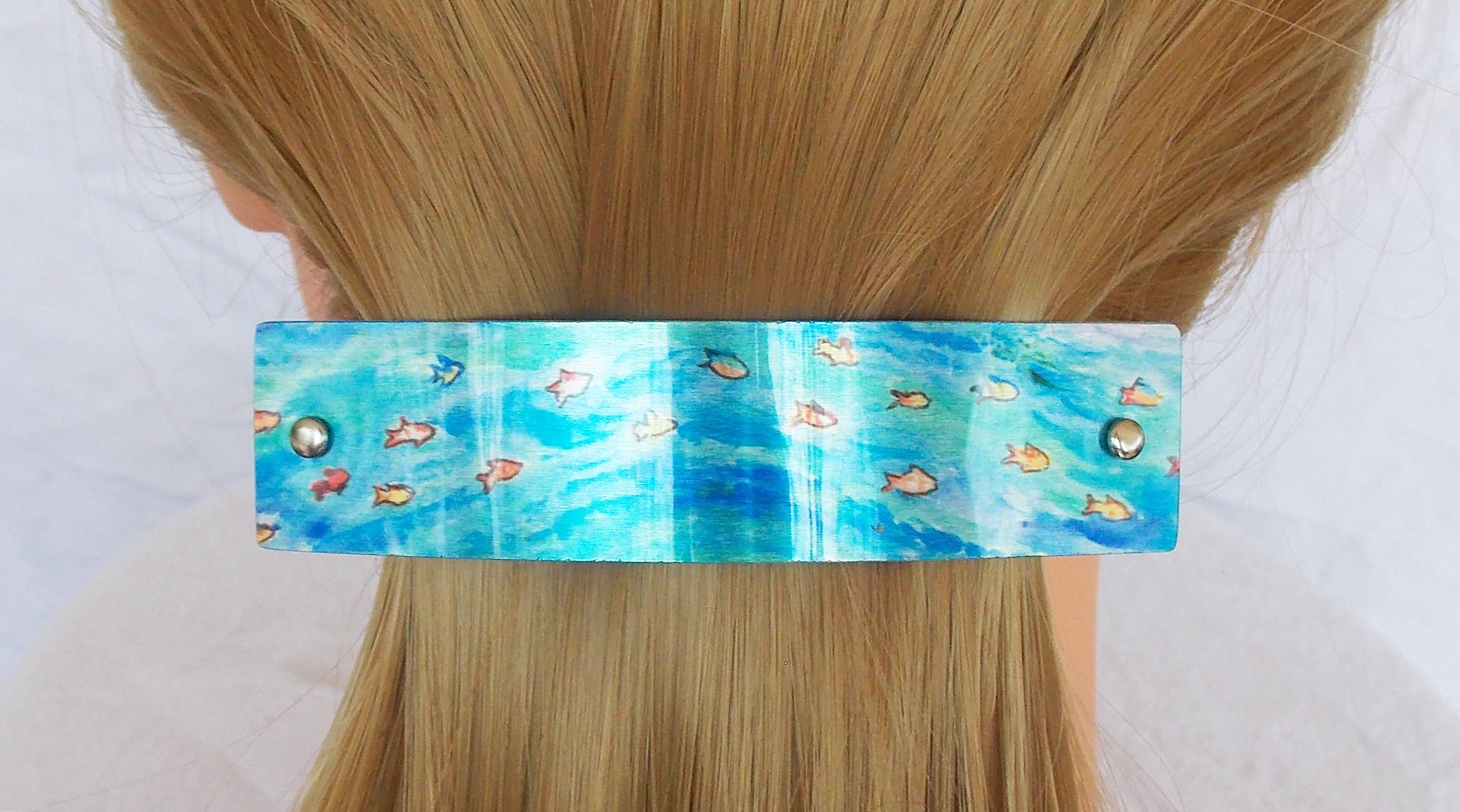 Ocean Barrette Tropical Fish Beach Barrette French | Etsy