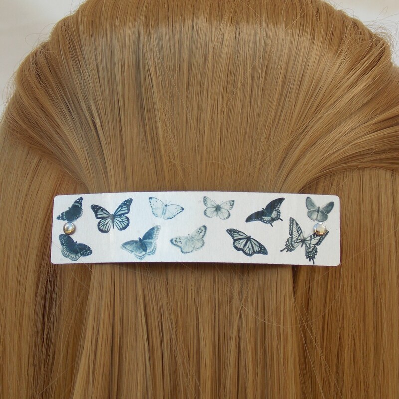 Butterfly Barrette - Etsy