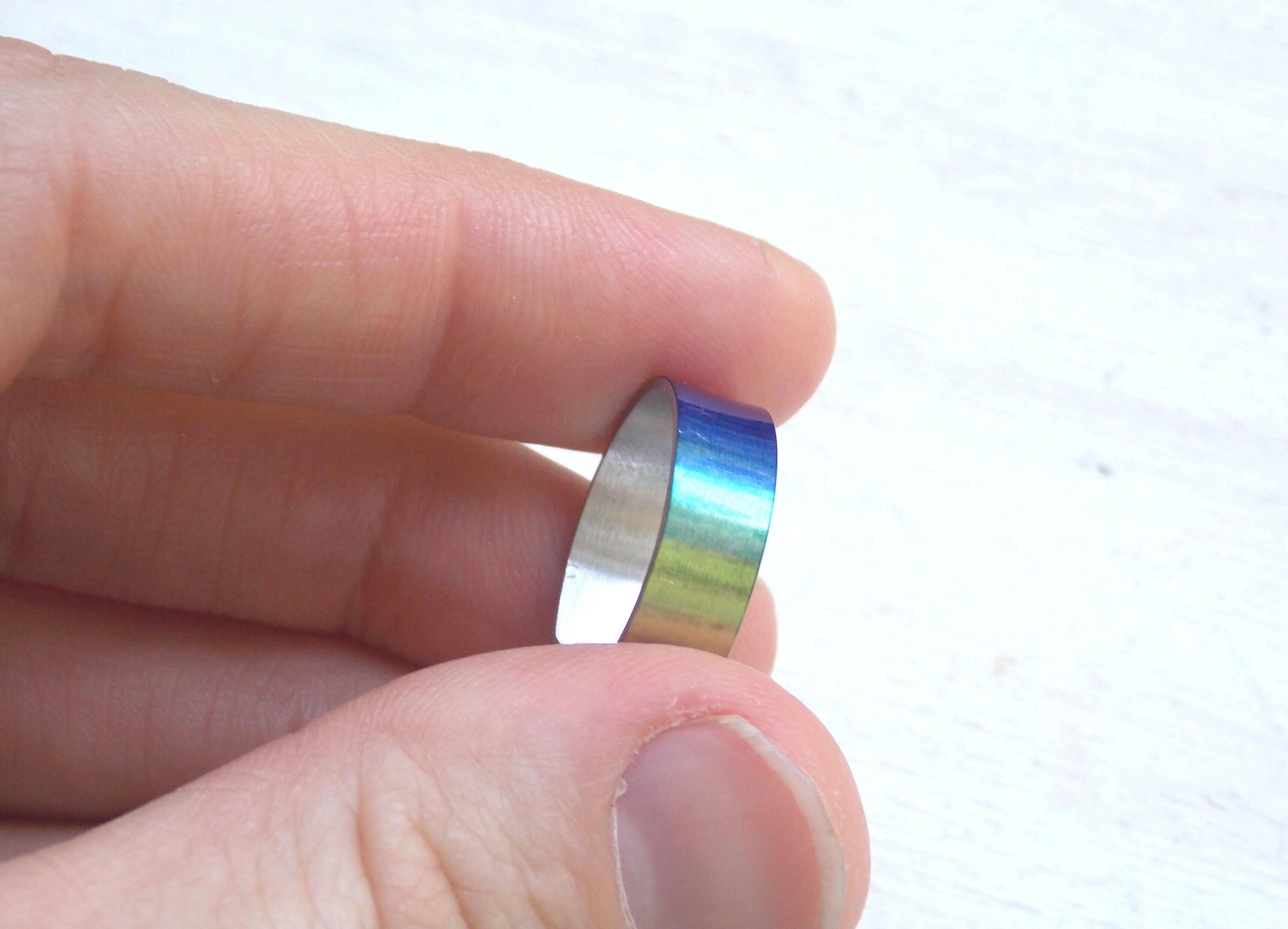 Iridescent Ring Multicolored Ring Fairy Ring Rainbow Color | Etsy