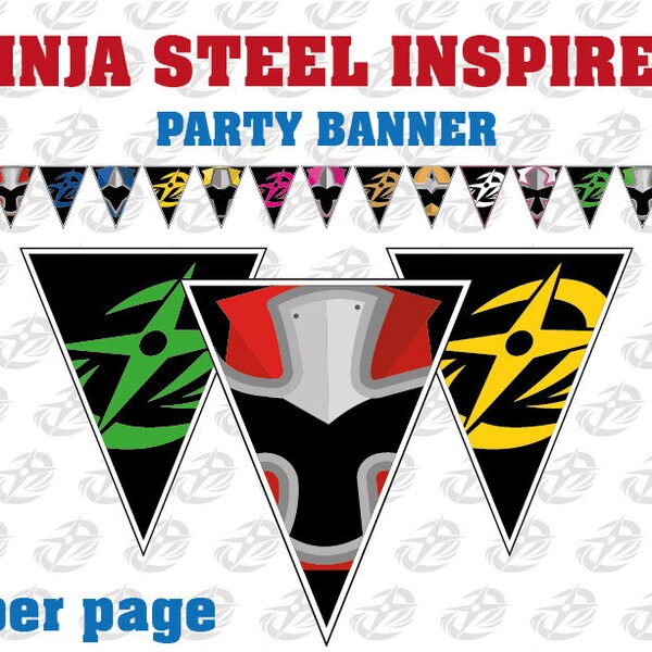 Power Rangers Banner - Etsy
