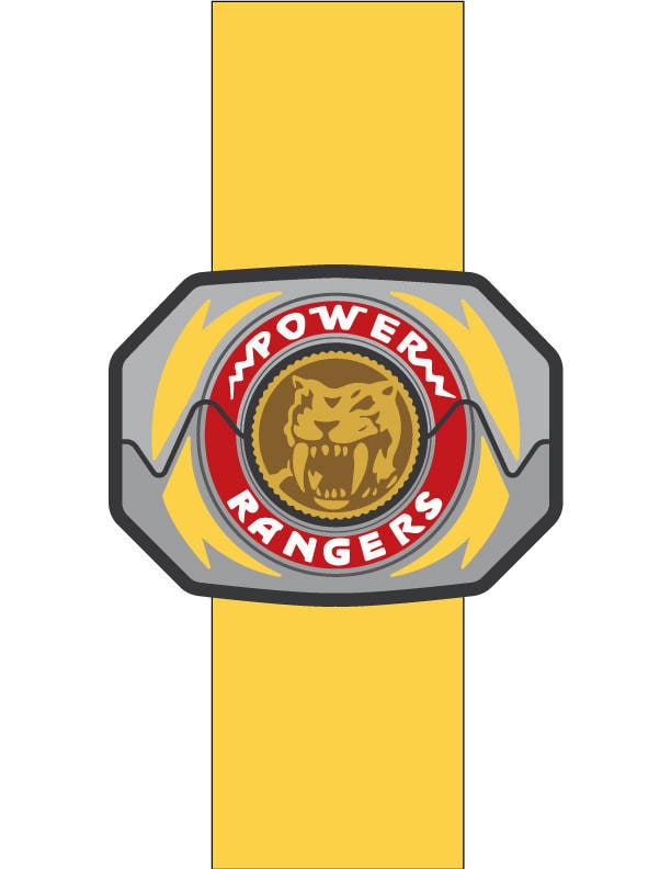 Heroes Rangers Inspired MORPHER for BELT - Party Favor Gift - Letter ...