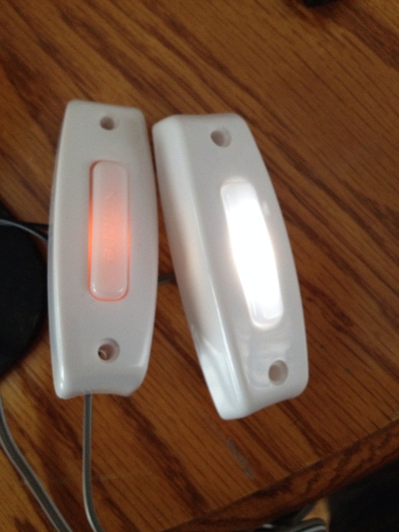 LED DOORBELL BUTTON - White - Blue - Green - Red - Etsy