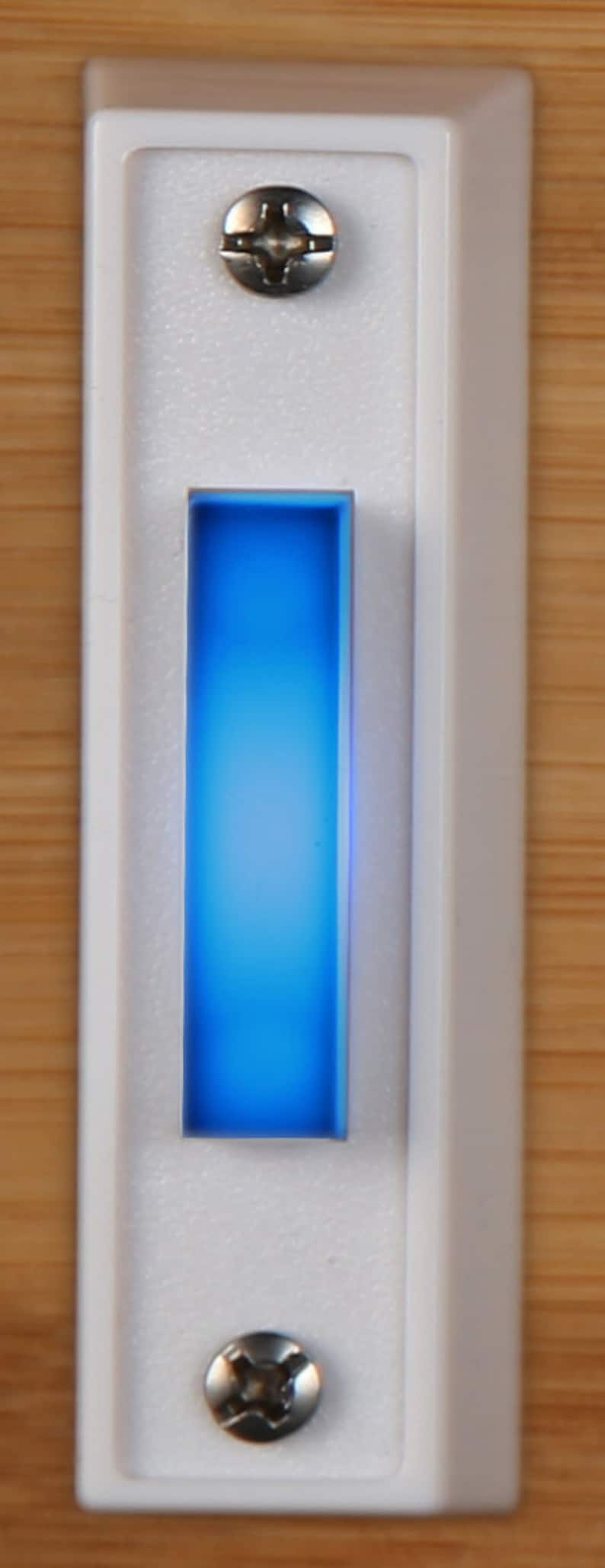 LED DOORBELL BUTTON - White - Blue - Green - Red - Etsy