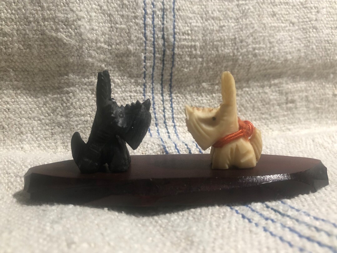 Miniature Scottie Dogs, Black and White Scotty Dogs - Etsy