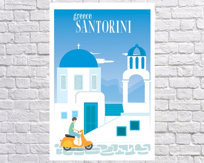 Cute and Colourful Travel Posters Print Set Art Download - Etsy