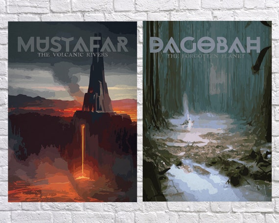Star Wars Posters Etsy