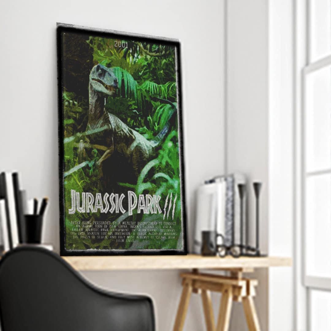 Jurassic Park Movie Posters Poster Set Printable Art Art | Etsy