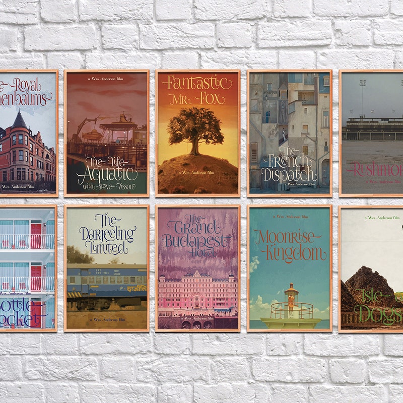 Wes Anderson Film - Etsy