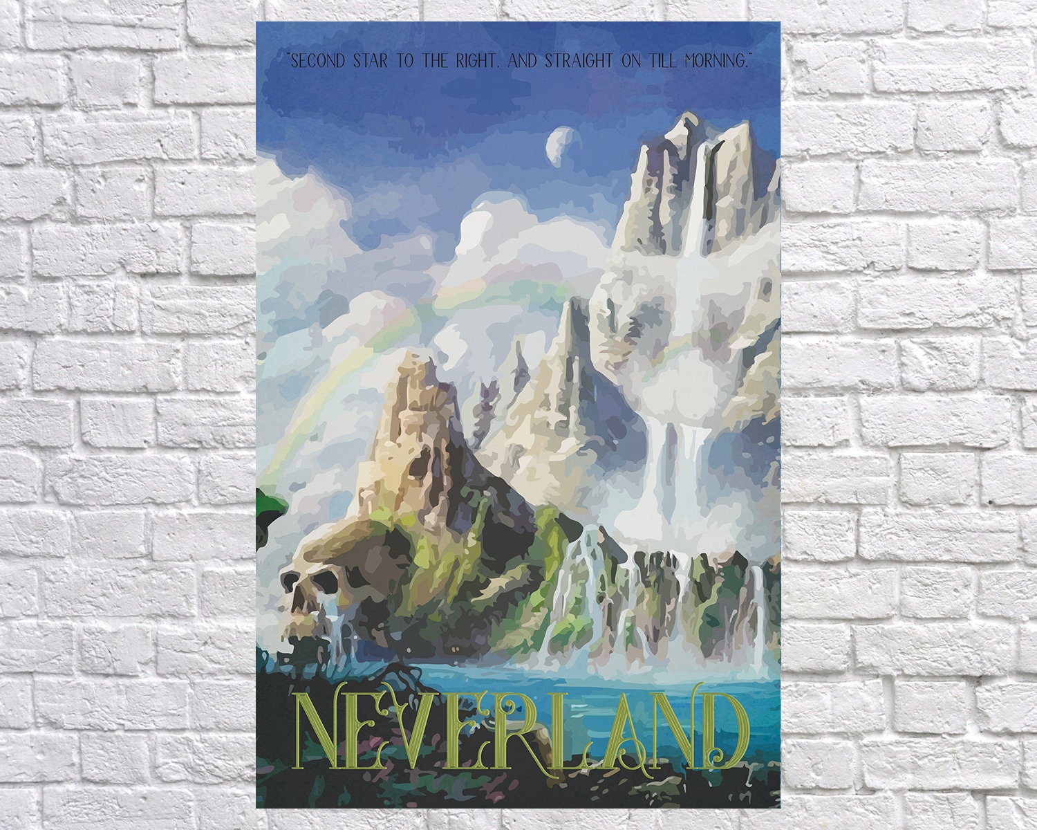 Fantasy Travel Posters Printable Poster Set Narnia Travel - Etsy
