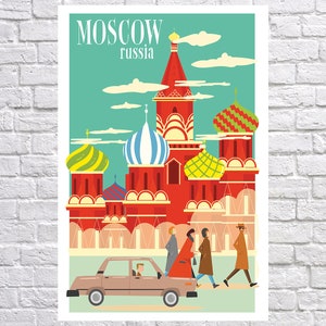 Cute and Colourful Travel Posters, Print Set, Art Download, Printable ...
