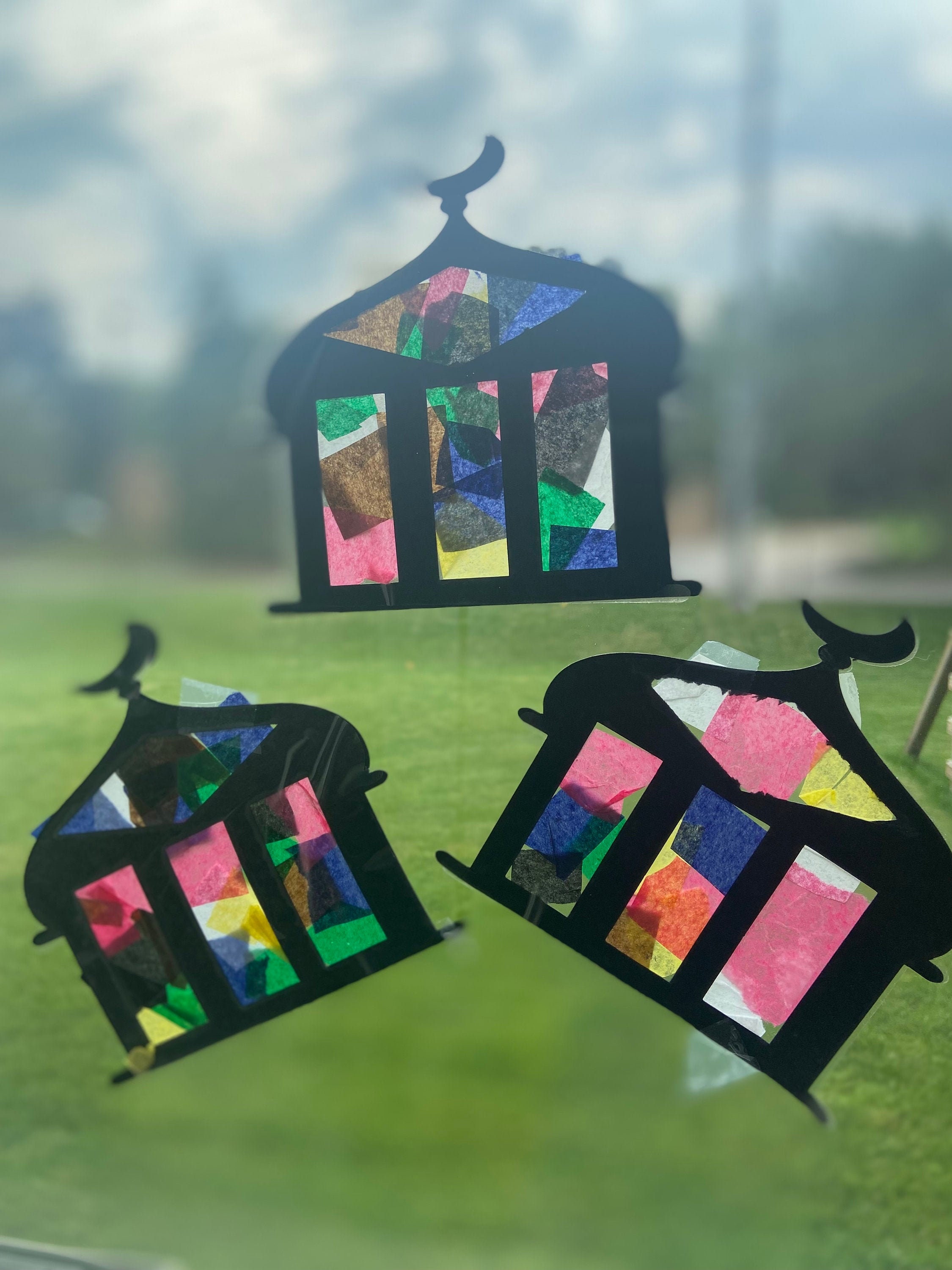Mosque Sun-catcher, Islamic Craft, Islamic DIY, Kids Craft, Eid Craft ...