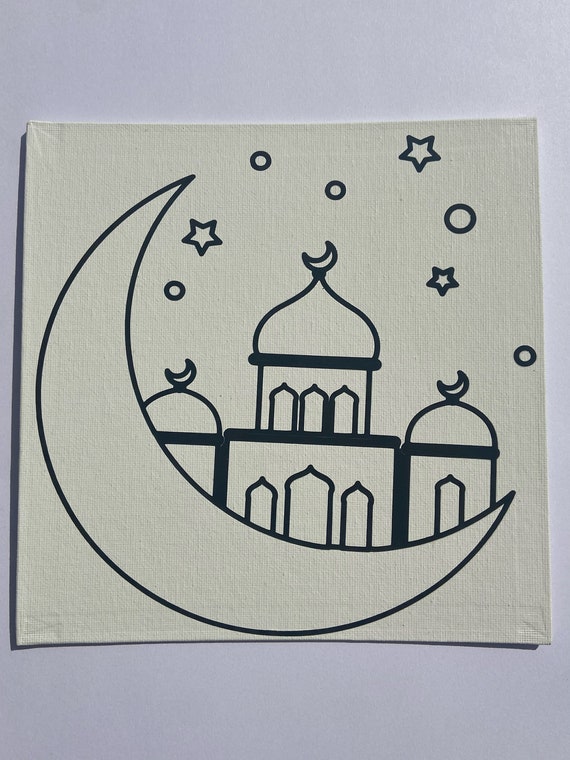 Mosque Drawing For Kids