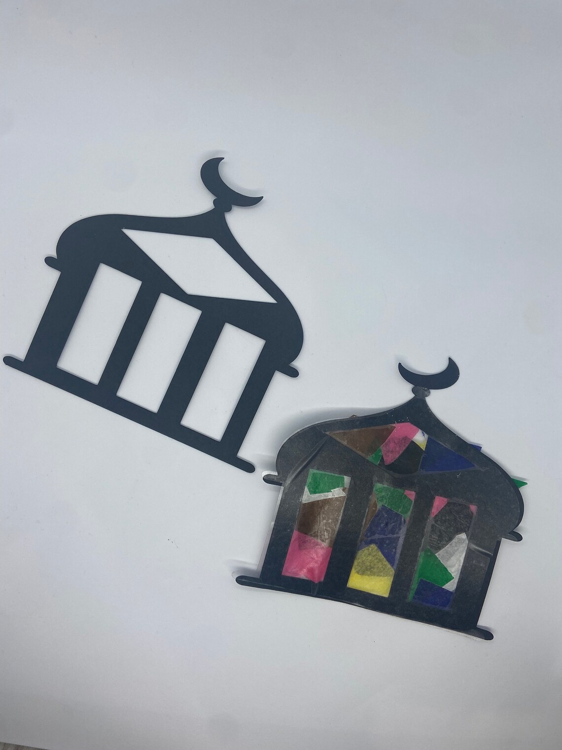 Mosque Sun-catcher, Islamic Craft, Islamic DIY, Kids Craft, Eid Craft ...