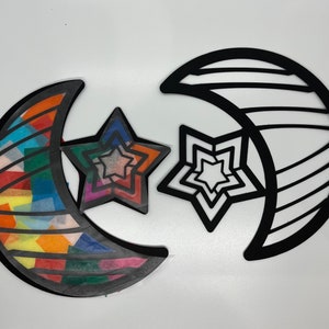 Ramadan Moon and Star Sun Catcher, Ramadan Kids Craft, Paper Sun ...