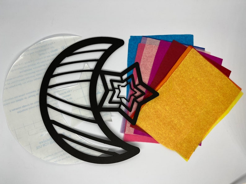 Ramadan Moon and Star Sun Catcher, Ramadan Kids Craft, Paper Sun ...
