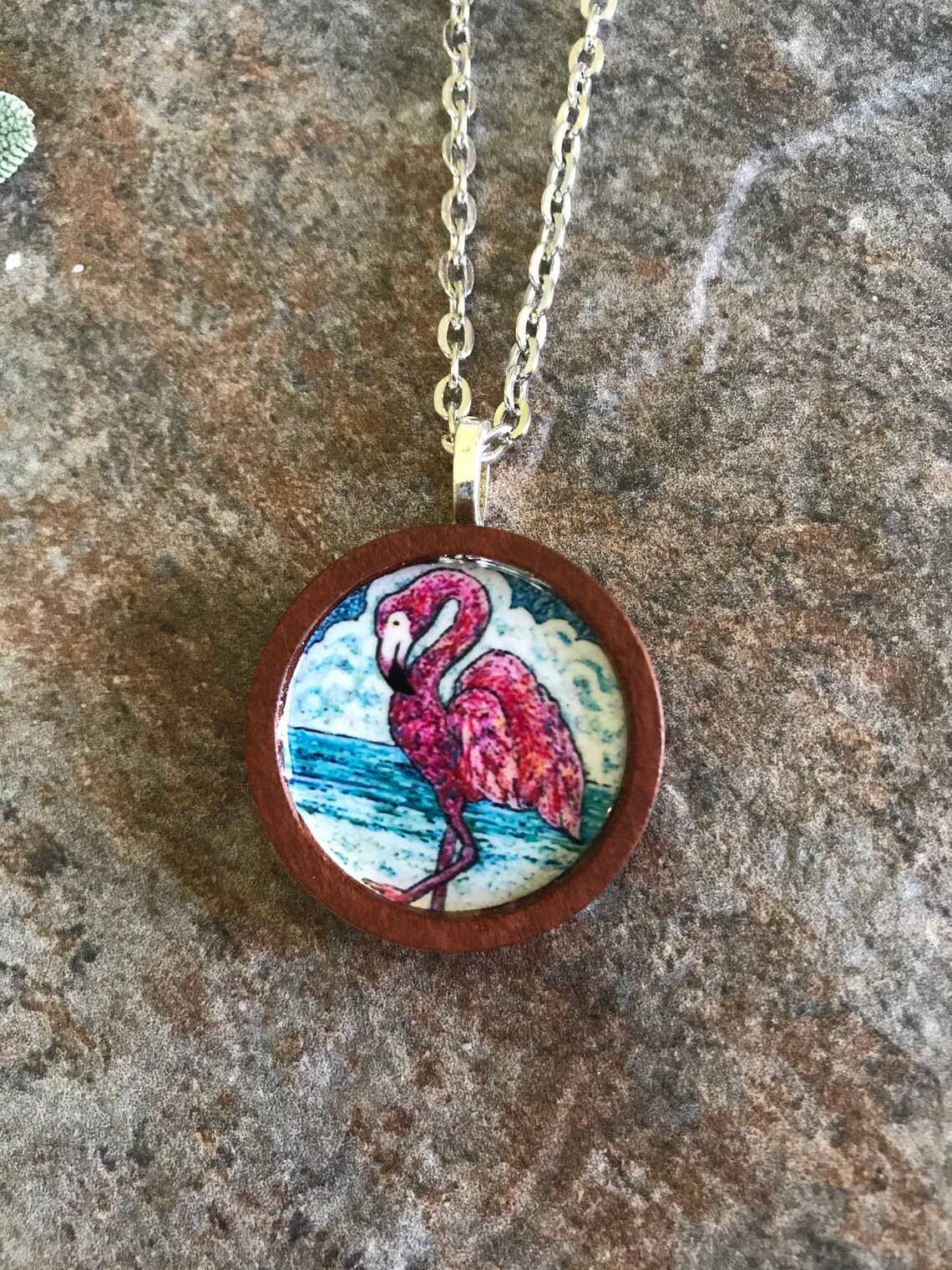 Flamingo Necklace Flamingo Jewelry Flamingo Gifts Flamingo - Etsy