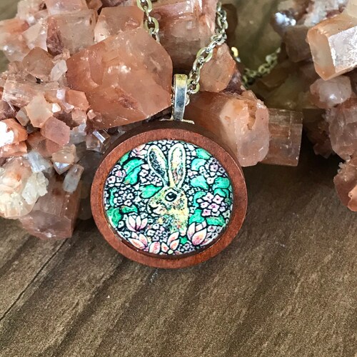 Rabbit Necklace Bunny Necklace Animal Necklace Kids | Etsy