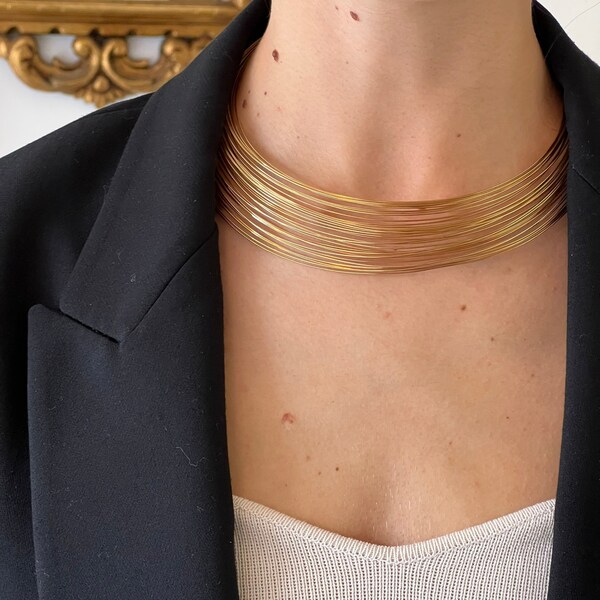 Gold Neck Wire - Etsy