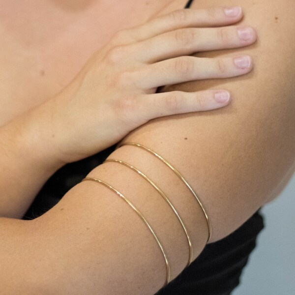 Gold Arm Cuff - Etsy
