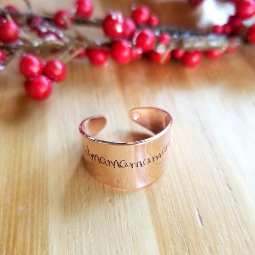 Actual Handwritten Ring Custom Handwriting Ring Engraved - Etsy