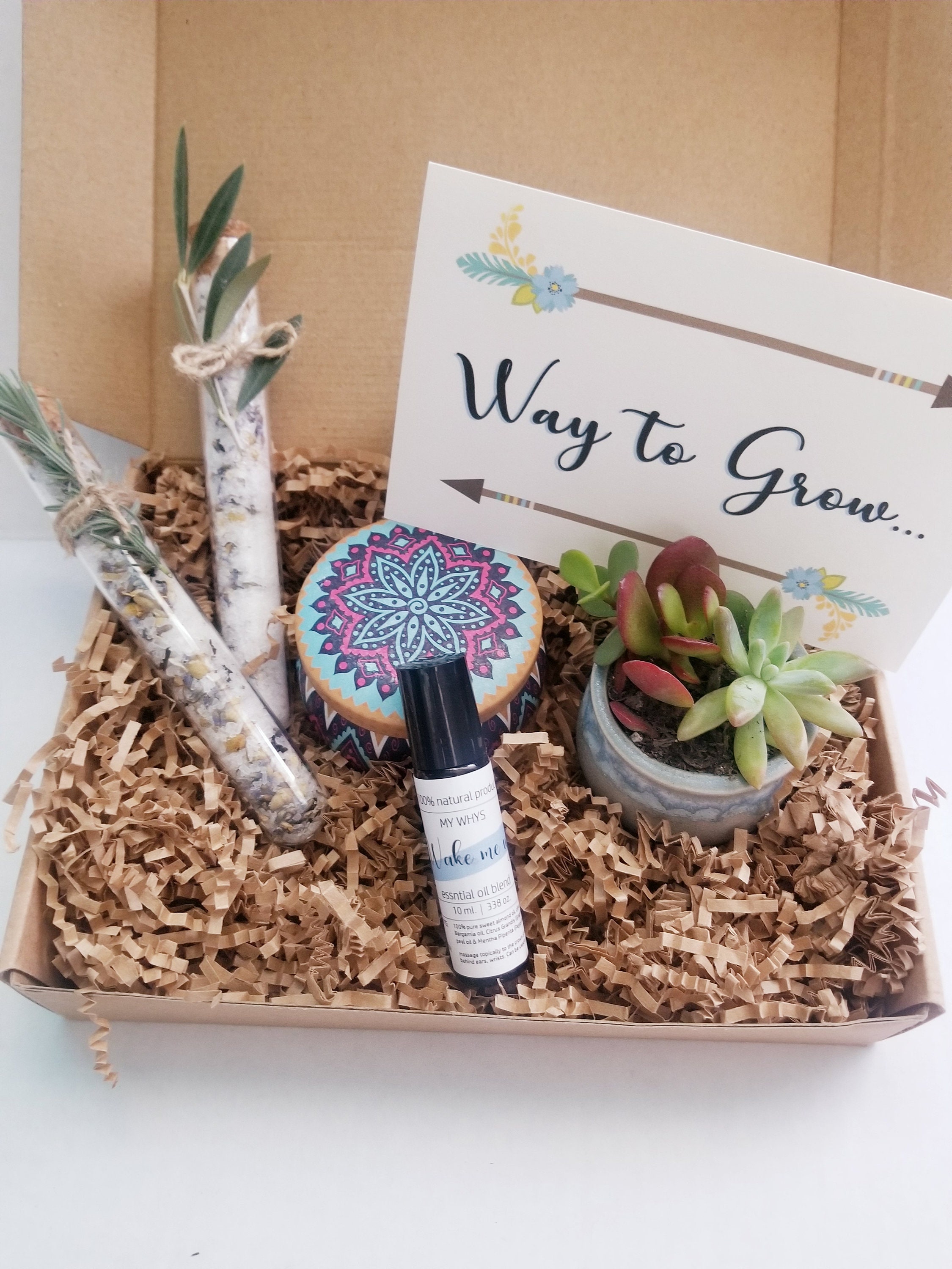 Way to Grow Congratulation Gift Box Send a Gift Care | Etsy