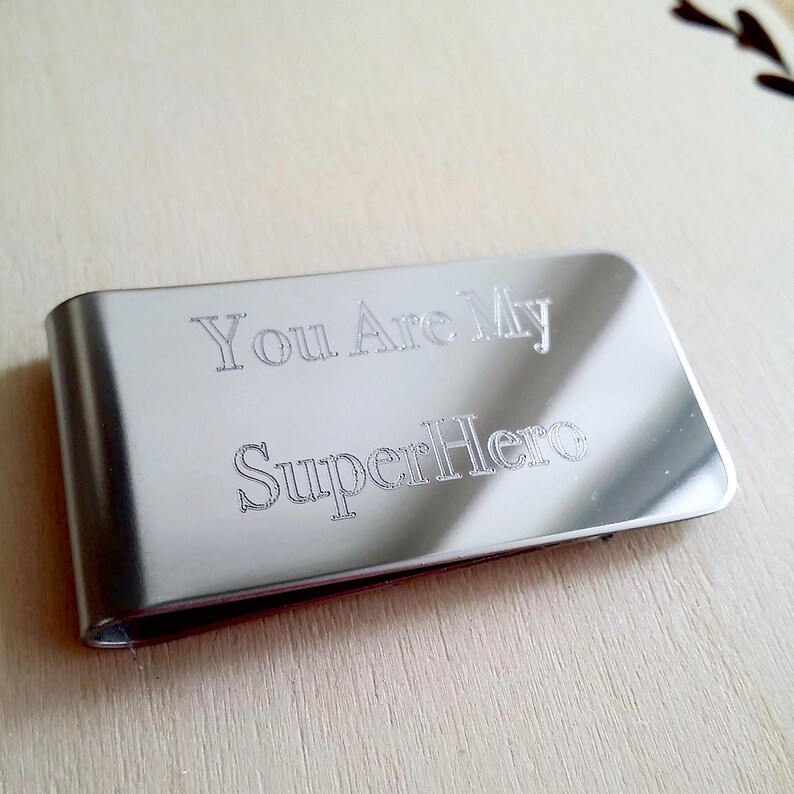 Custom Money Clip, Engraved Money Clip, Personalized Gift for Him ...