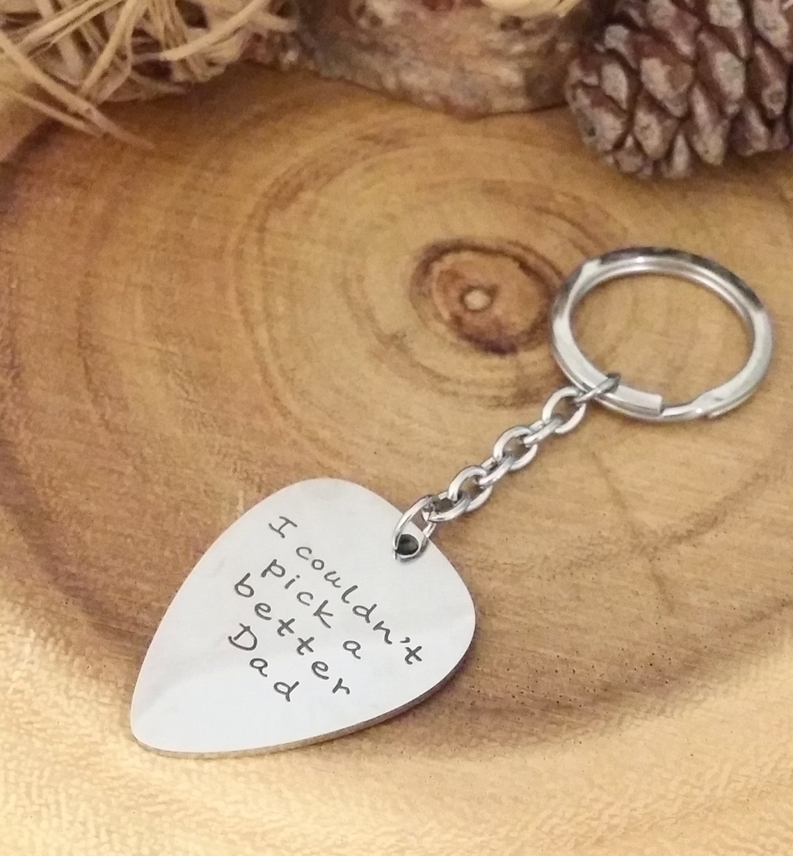 Fathers Day Gift, I Couldn't Pick a Better Dad Engraved Key Chain ...
