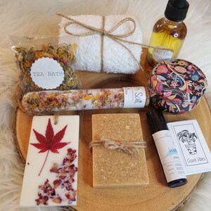 All Natural Spa Bundle, Spa Gift Box, Thinking of You Care Package ...
