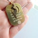 Custom Personalized Keychain, Hand Stamped Unique Key Ring, Message Key ...