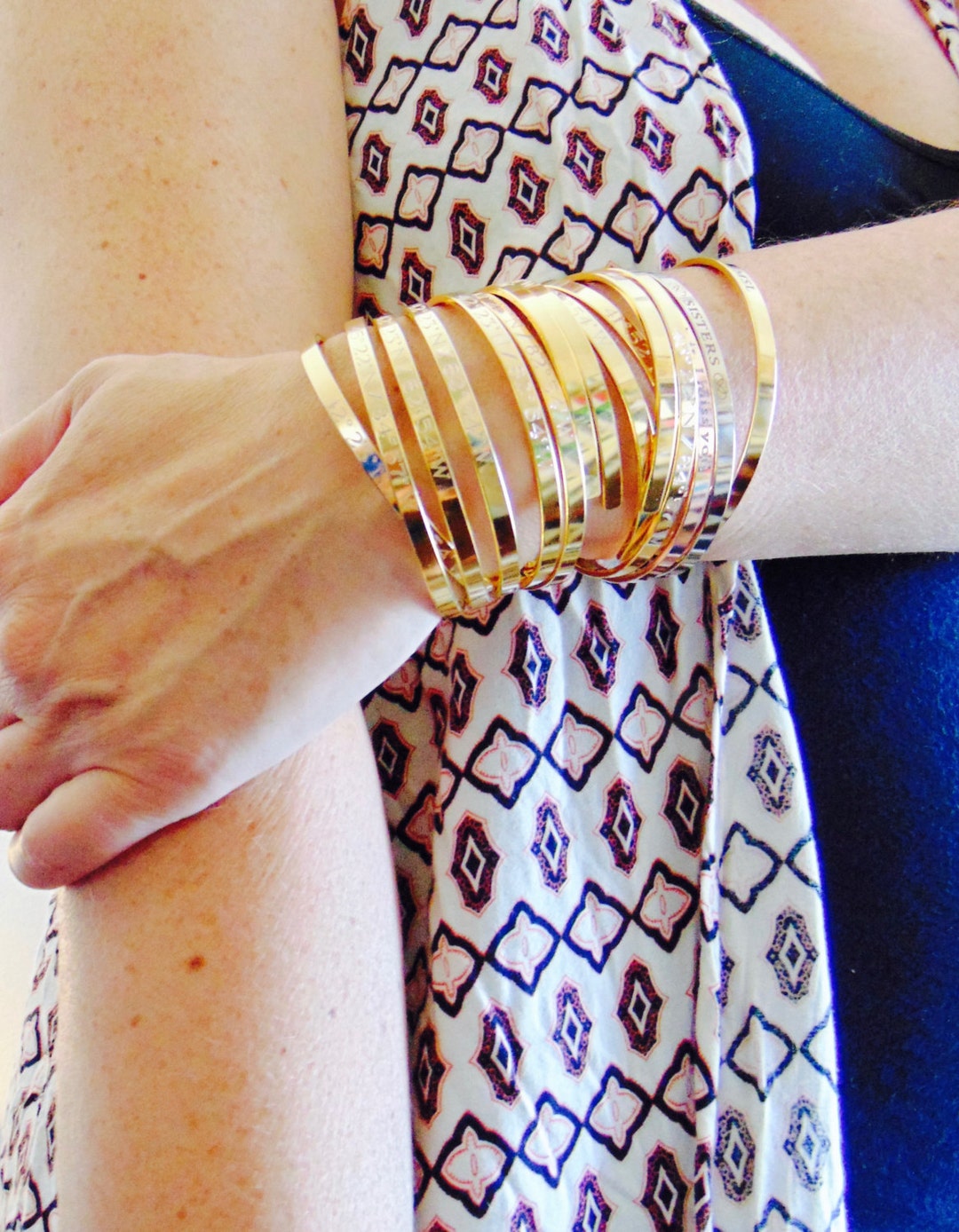 Coordinates Cuff Bracelet, Custom Location Bangle, GPS Cuff Engraved ...