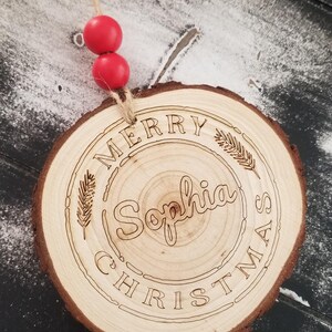 Custom Christmas Ornament, Personalized DIY Paint Kit, Holiday Craft ...
