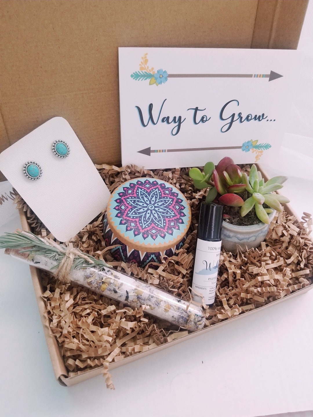 Way to Grow Congratulation Gift Box, Send a Gift, Care Package, Live ...