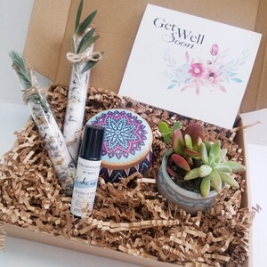 Get well gift set feel good basket send a gift Pre filled | Etsy