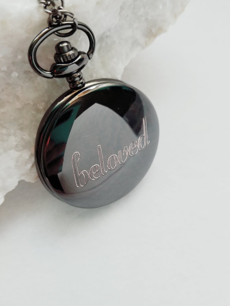 Actual Handwriting Watch, Custom Pocket Watch, Personalized Man Gift ...