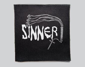 Happy Face, Emote Fabric, Goth, Punk, Patches, Patch, Sew on Patch ...