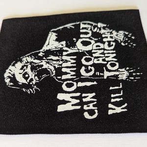 Misfits Horror Punk Patch - Sew on Battle Jacket Patch, Screen Print ...