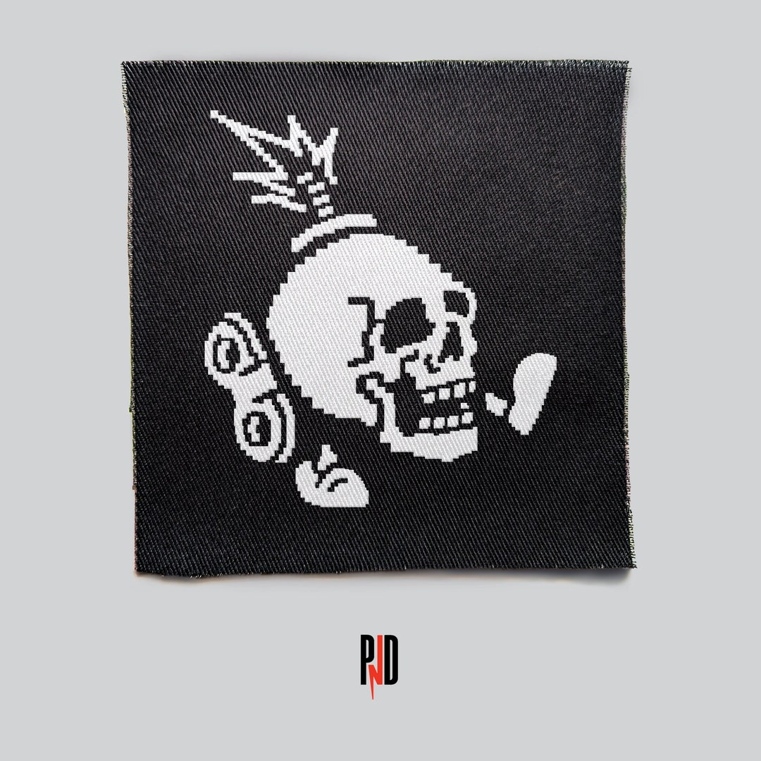 Pixel Bomb Sew on Patch - Punk Patches for Jeans, Punk, Patches, Patch ...