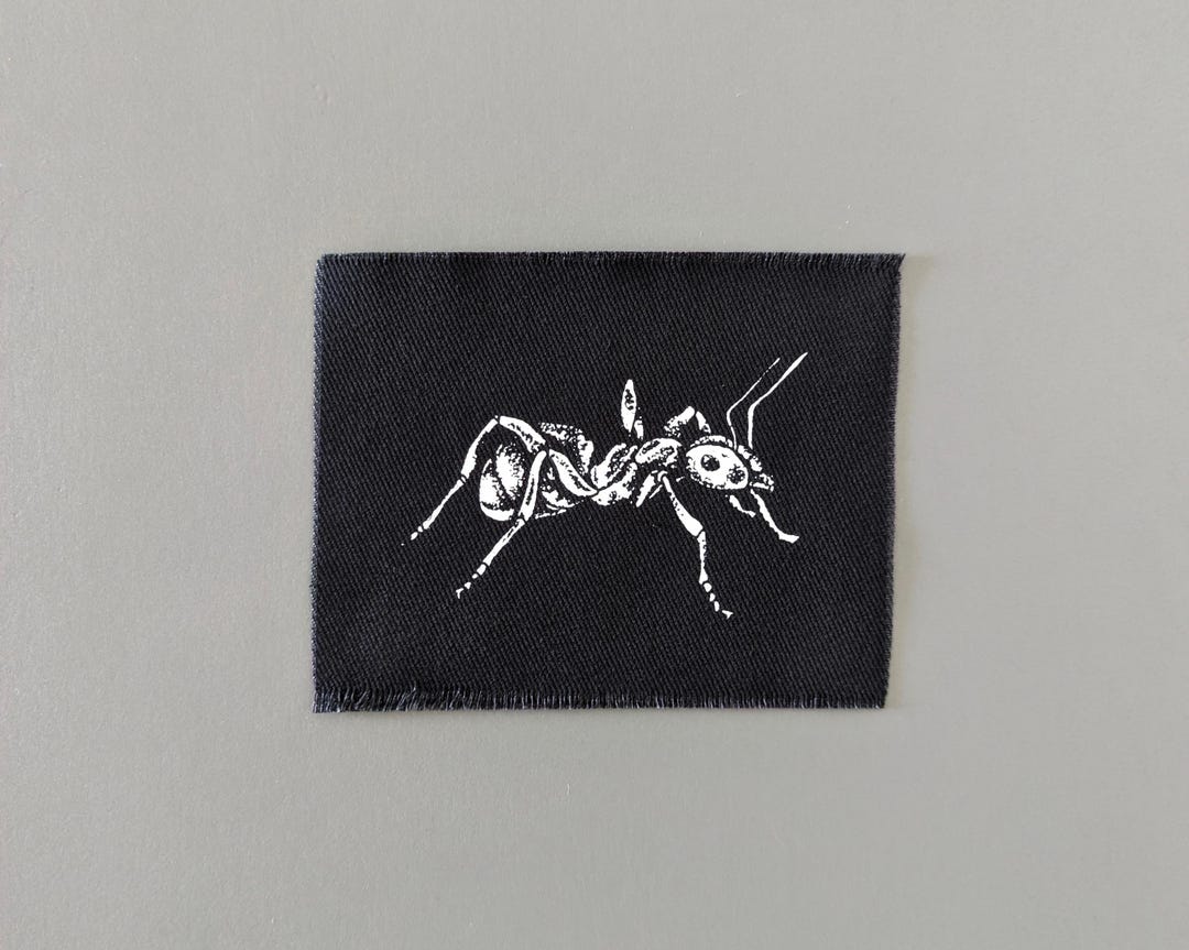 Ant Sew on Punk Patch for Jacket, DIY Screen Printing Patches, Crust ...
