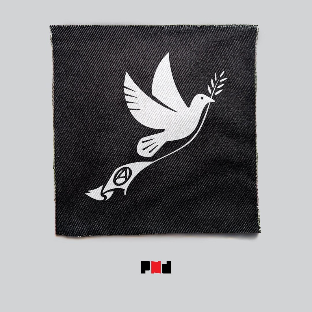 Hope Dove - Anarchy Flag Patch, Crust Punk Patch, Patches, Patch, Sew ...