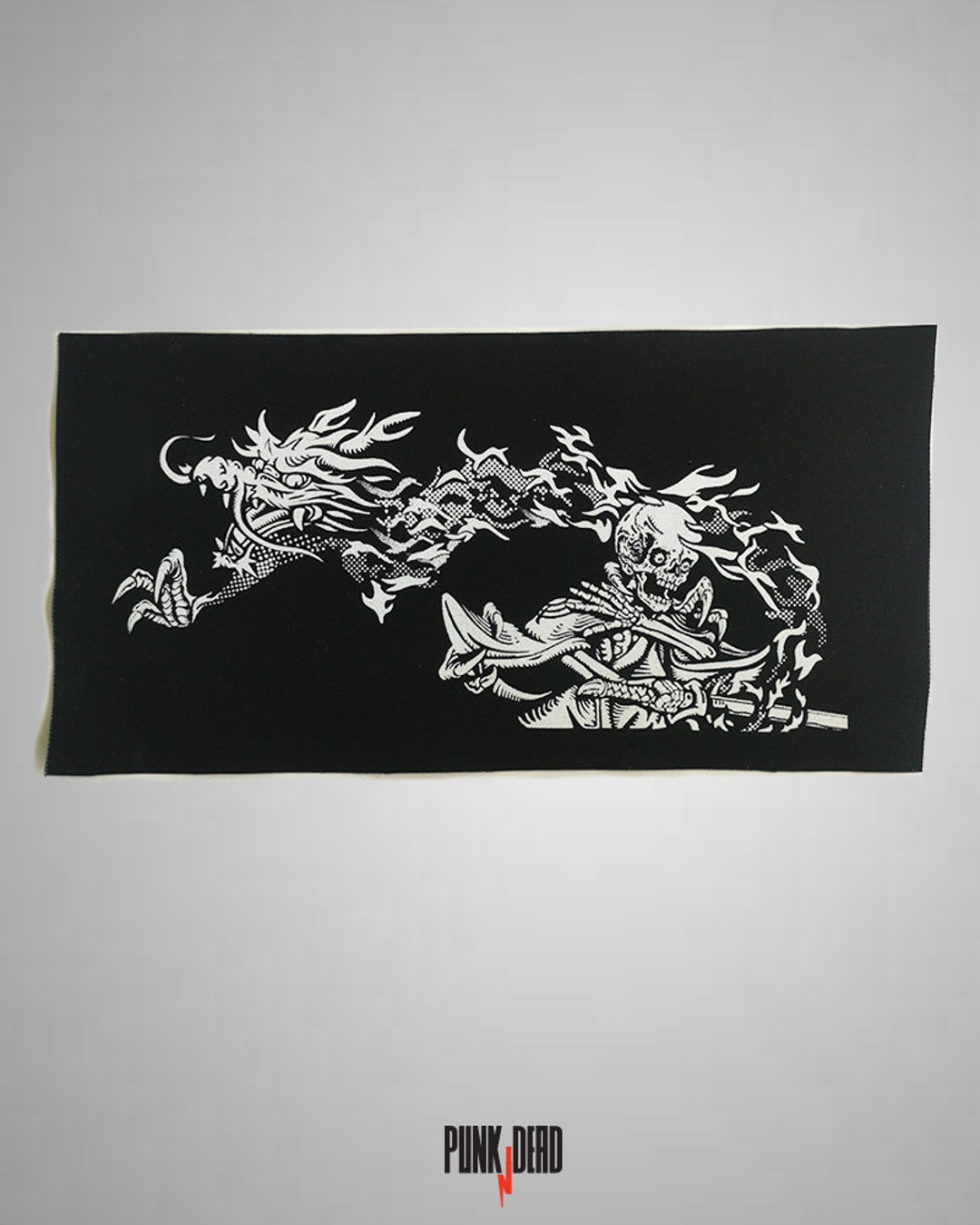 Samurai & Dragon • Punk Patch • Patches • Death Patch • Cultural ...