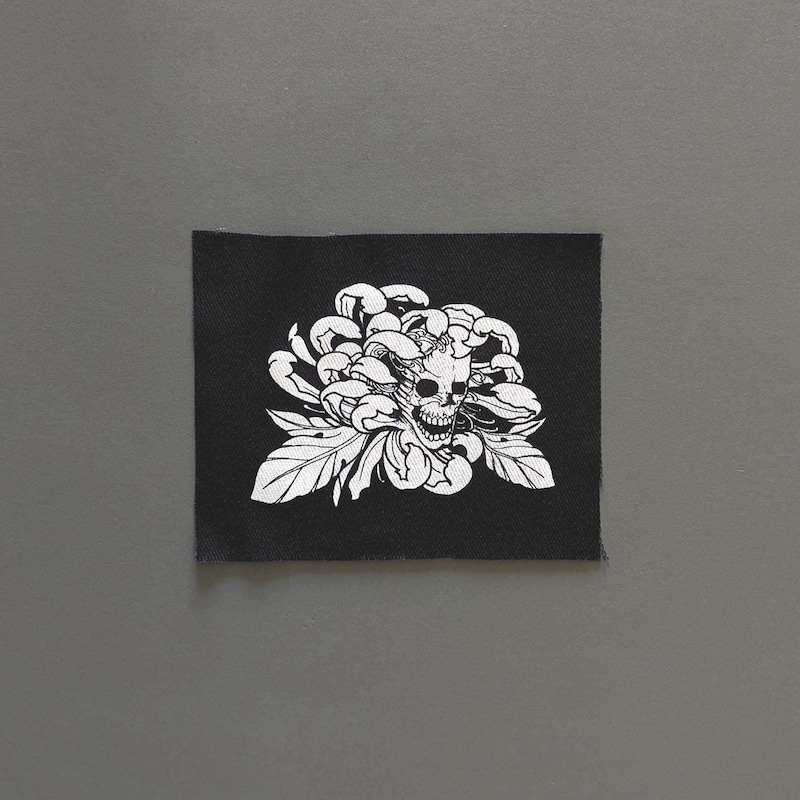 Black Lotus Velcro Patch - Etsy