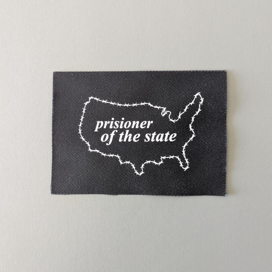 Prisoner of the State Sew on Patch | Punk Patches for Clothes | DIY ...