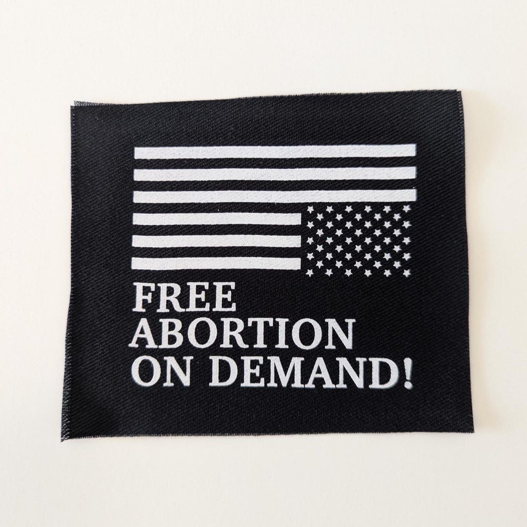 Free Abortion on Demand - Patches, Patch, Sew on Patch, Punk ...