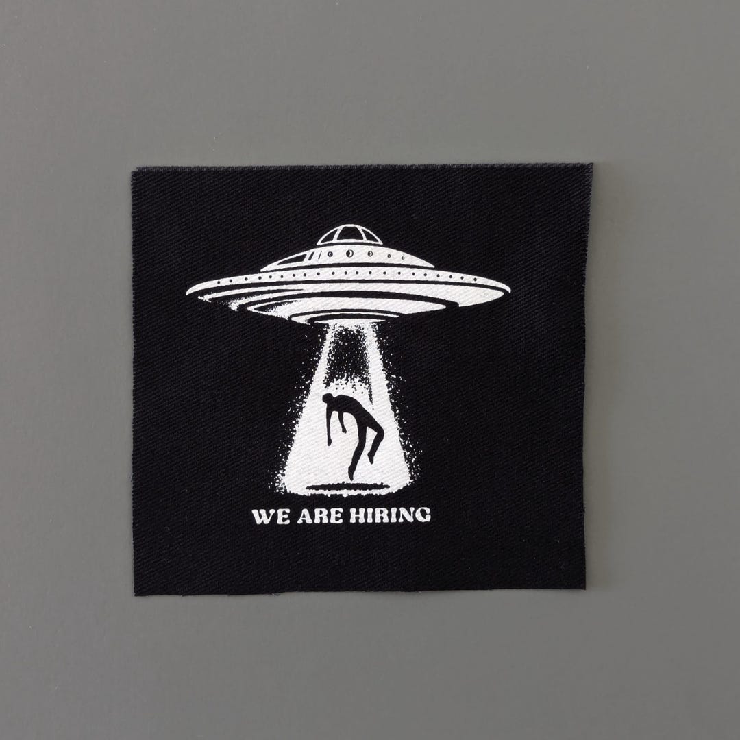 Ufo Alien Patch Spaceship | Cloth Patches for Jackets, Hats, Bags ...